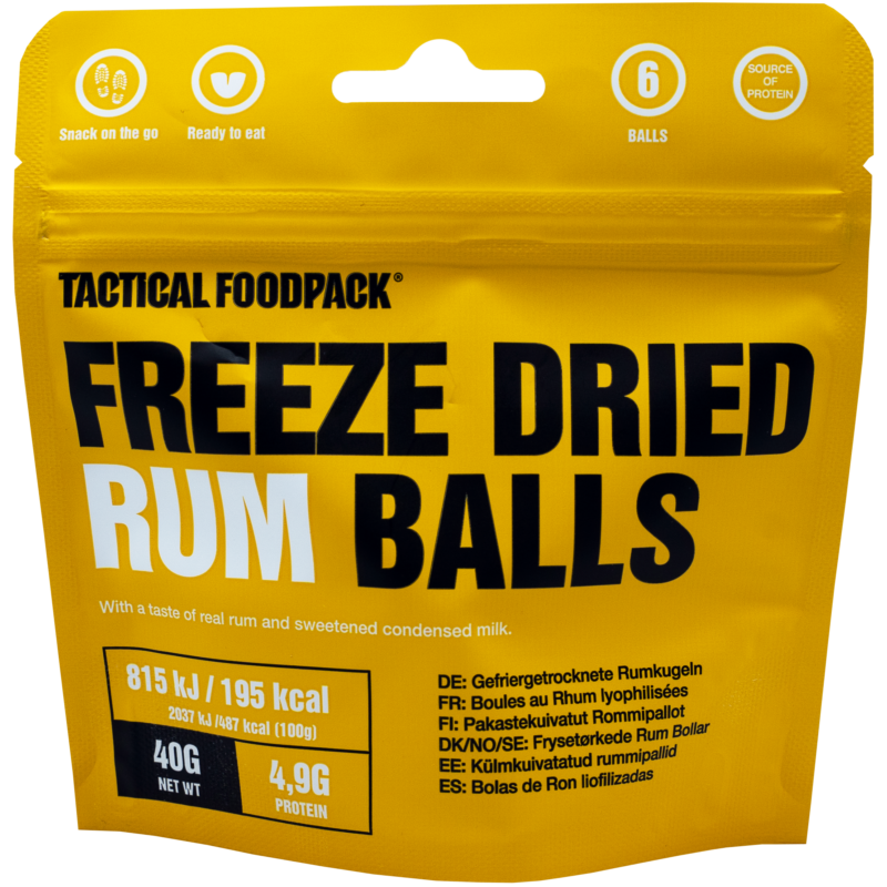 Freeze-Dried Rum Balls | Tactical Foodpack