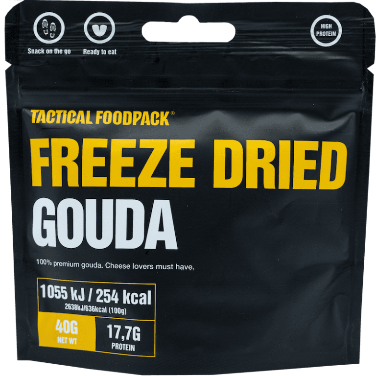 Freeze-Dried Gouda Snacks | Tactical Foodpack