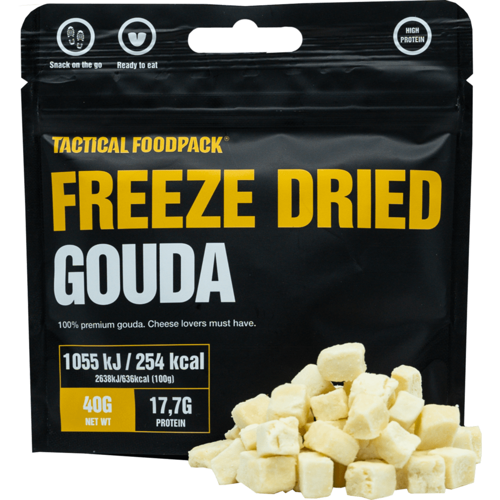 Freeze-Dried Gouda Snacks | Tactical Foodpack